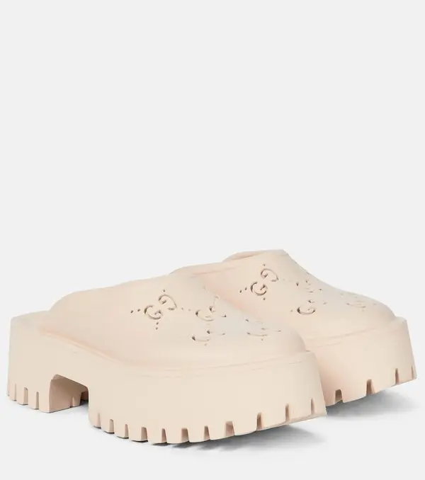 Gucci Gg Rubber Clogs