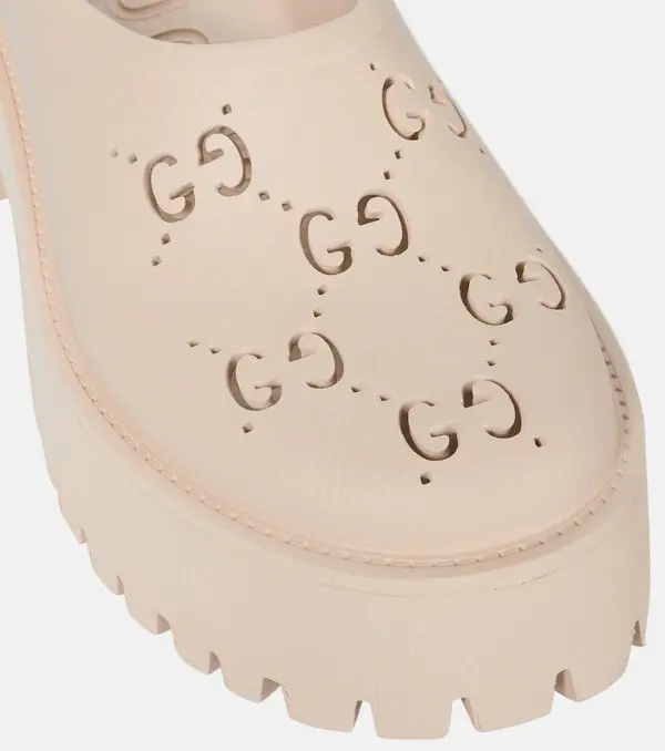 Gucci Gg Rubber Clogs