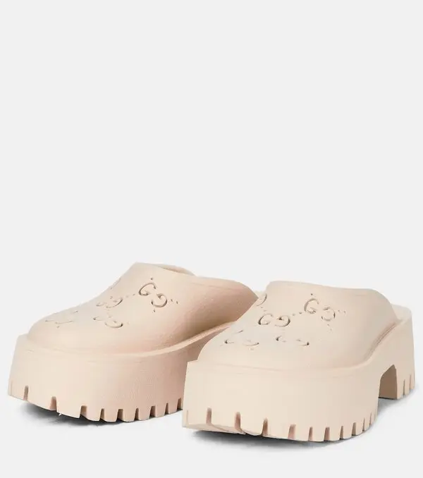 Gucci Gg Rubber Clogs