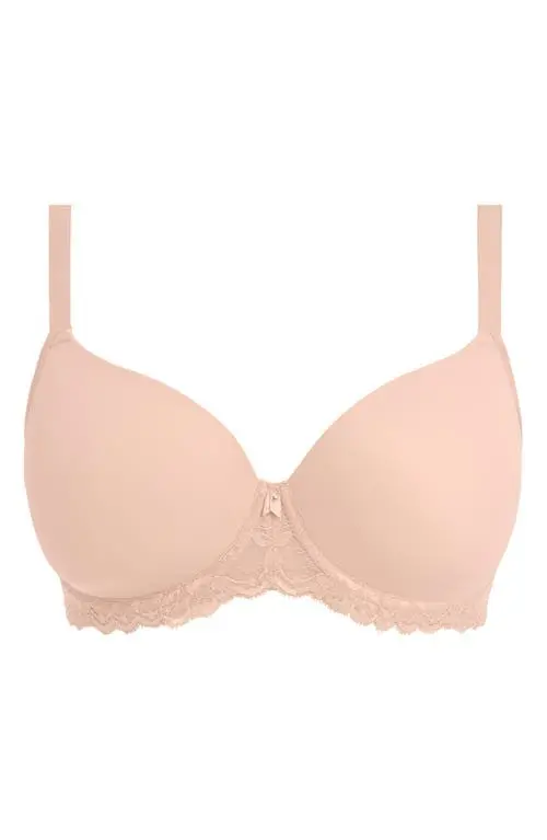 Freya Offbeat Underwire Demi Plunge Molded Bra - Natural Beige