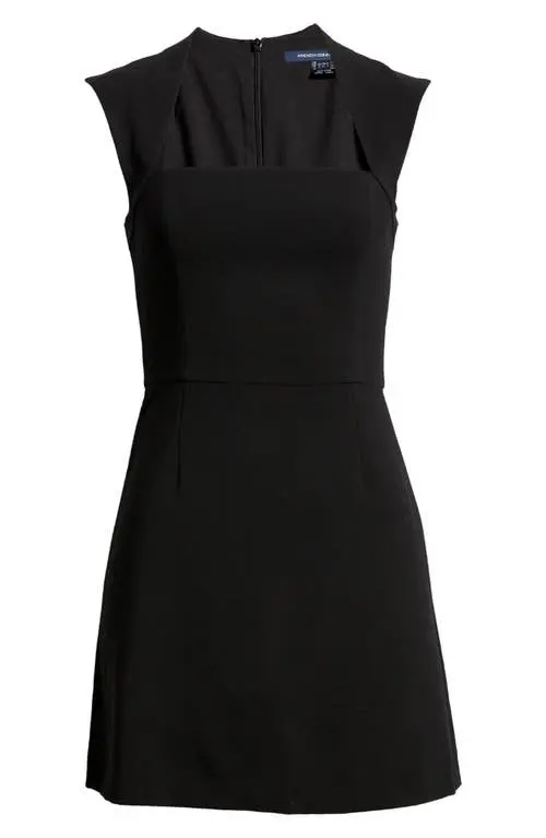 French Connection Ruth Whisper A-line Dress - Black