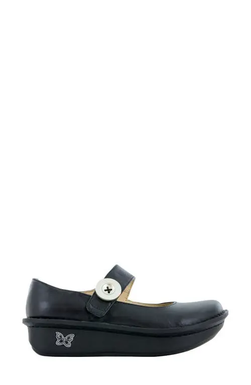 ALEGRIA Paloma Platform Mary Jane - Black Leatherdnu