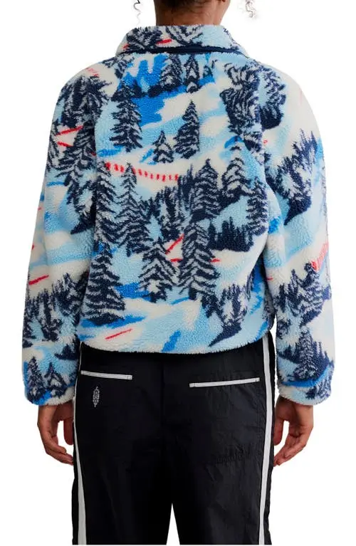 Free People Rocky Ridge Fleece Jacket - Alpine Combo