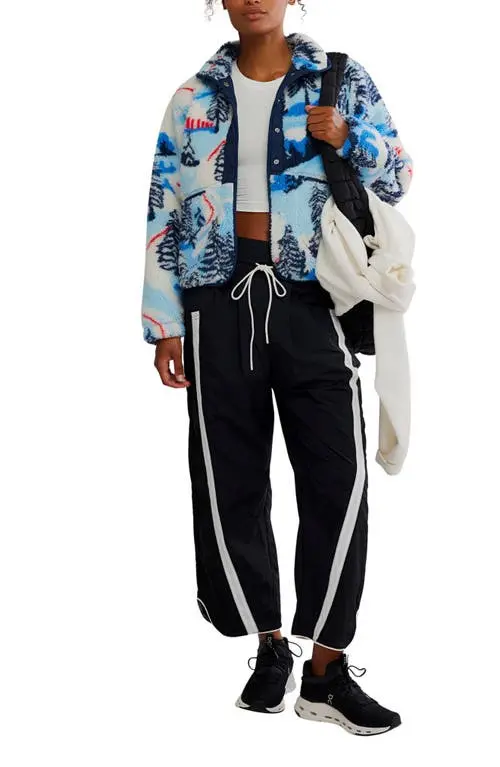 Free People Rocky Ridge Fleece Jacket - Alpine Combo