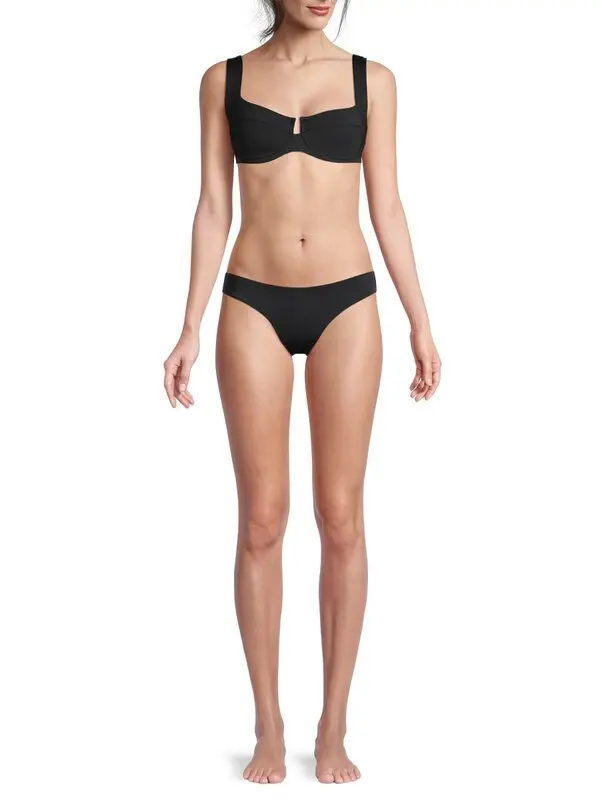 L*Space Sensual Solids Camellia Bikini Top