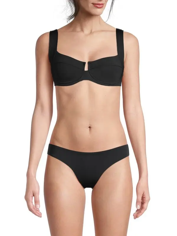 L*Space Sensual Solids Camellia Bikini Top