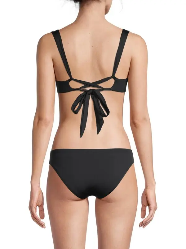 L*Space Sensual Solids Camellia Bikini Top