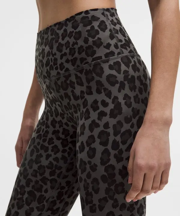 Lululemon Align™ High-rise Crop 23 - True Leopard Black Multi