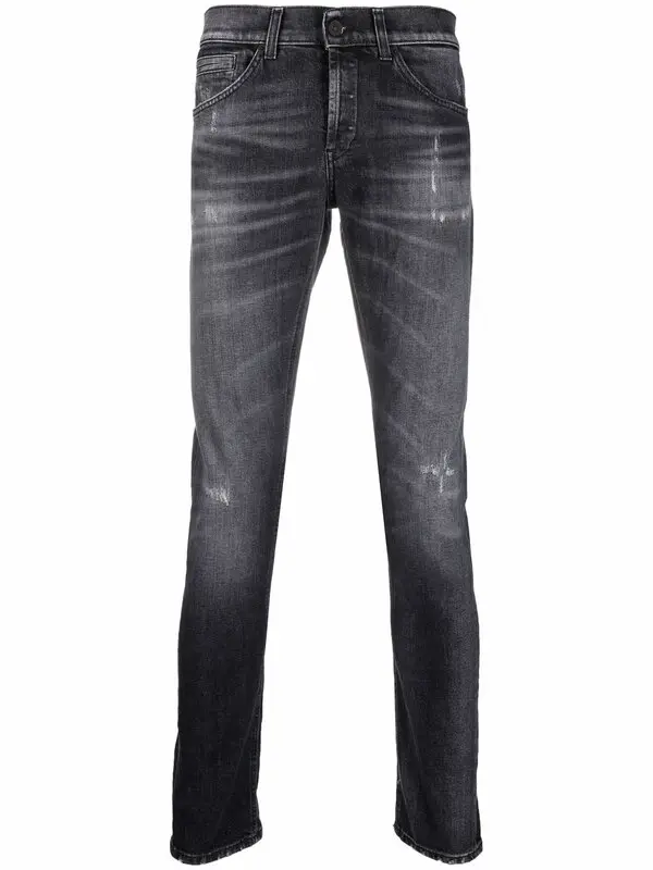 DONDUP Mid-rise Slim Fit Jeans - Grey