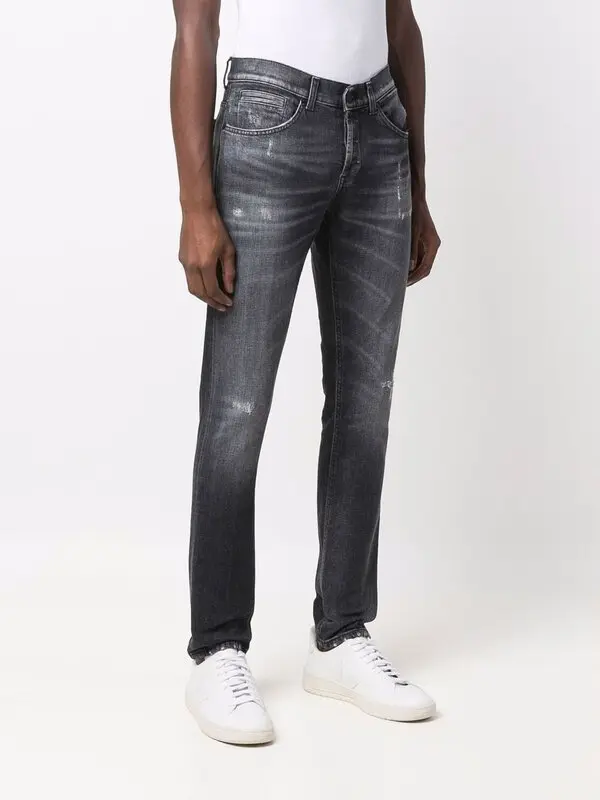 DONDUP Mid-rise Slim Fit Jeans - Grey