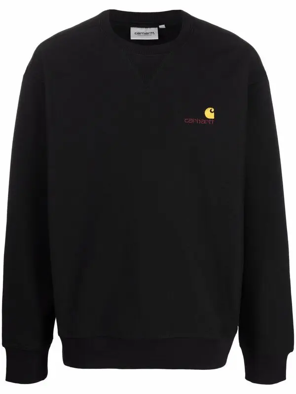 Carhartt Work In Progress Embroidered-logo Jumper - Black