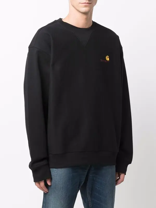 Carhartt Work In Progress Embroidered-logo Jumper - Black