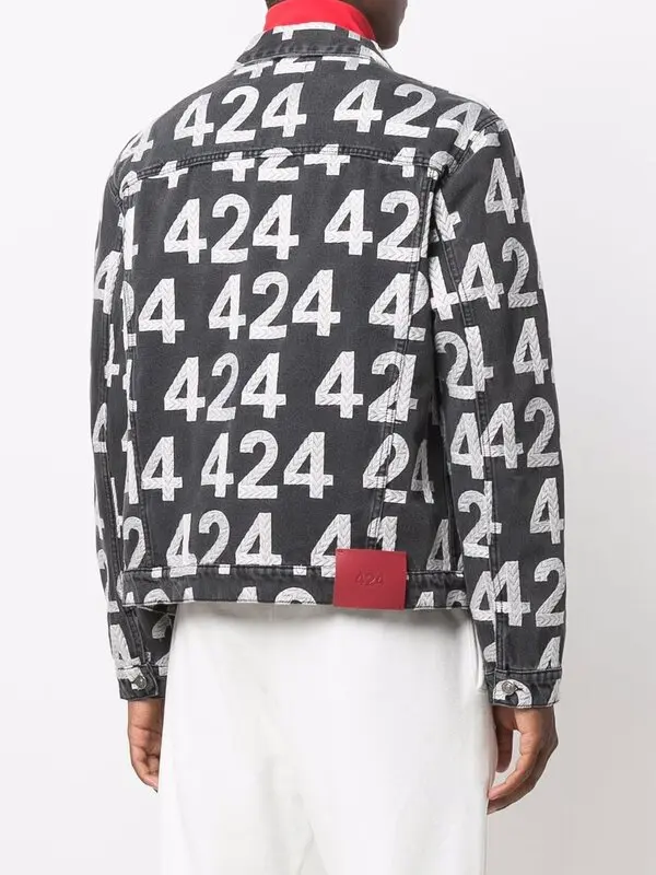 424 Logo-print Denim Jacket