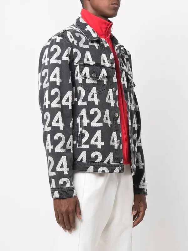 424 Logo-print Denim Jacket