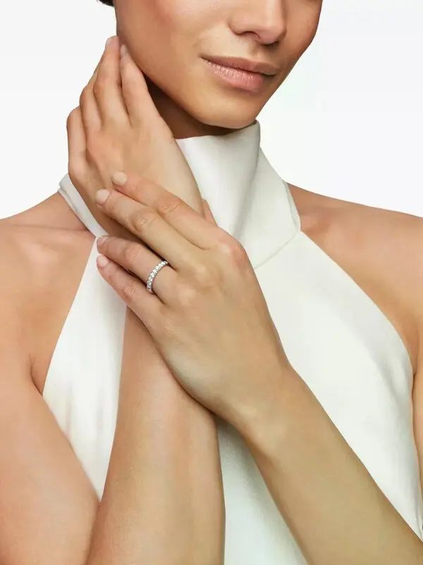 David Yurman Platinum Diamond Band Ring