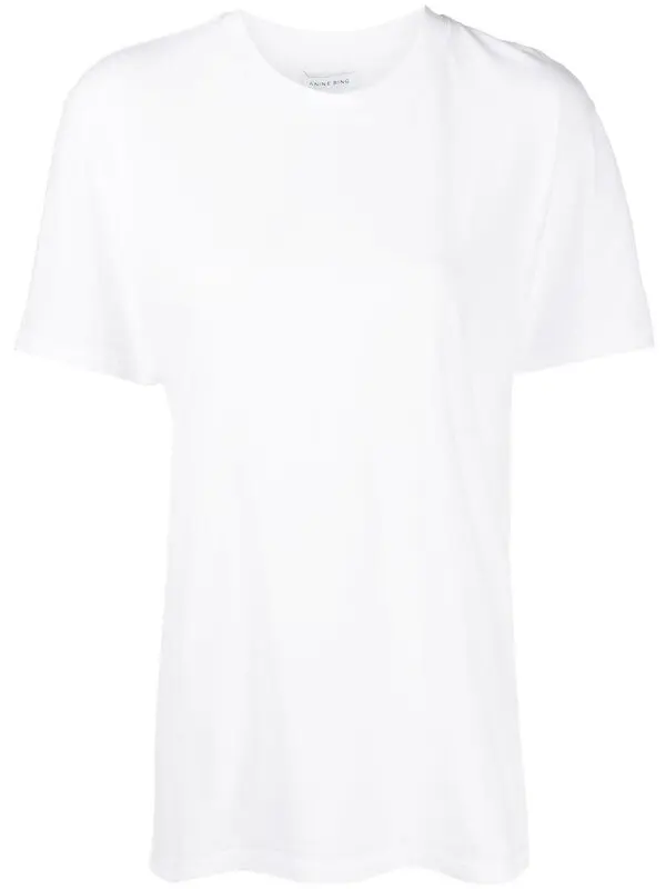 ANINE BING Lili Organic Cotton T-shirt - White