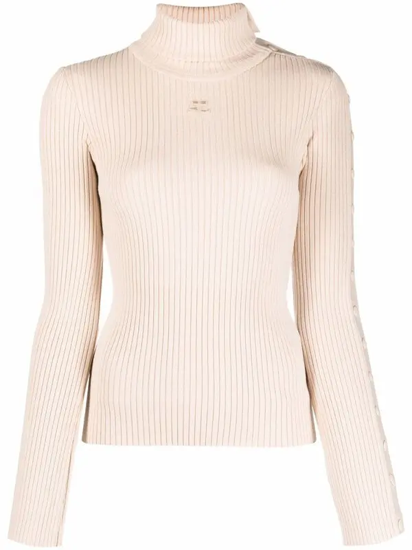 COURREGES Roll-neck Knit Jumper