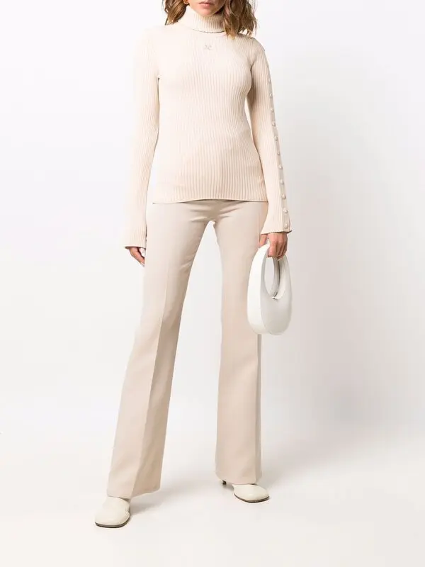 COURREGES Roll-neck Knit Jumper