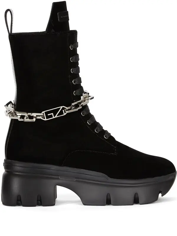 GIUSEPPE ZANOTTI Apocalypse Chain-detail Boots