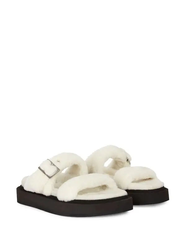GIUSEPPE ZANOTTI Jolanda Winter Open-toe Sandals - White