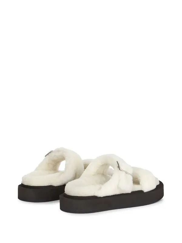 GIUSEPPE ZANOTTI Jolanda Winter Open-toe Sandals - White