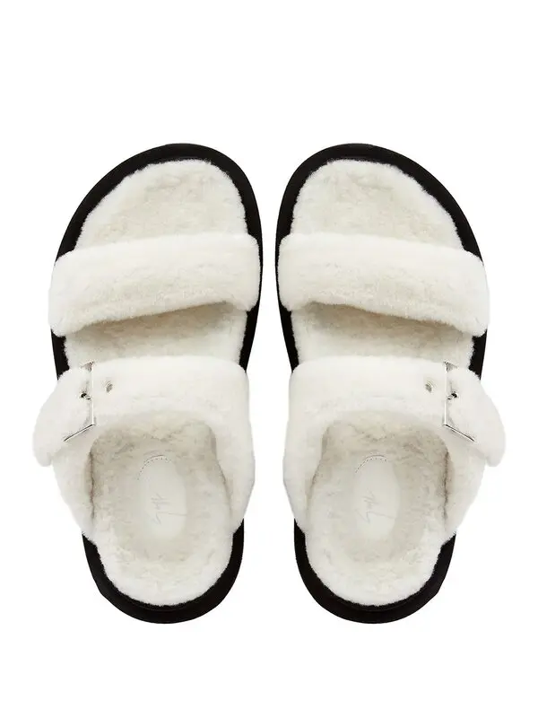 GIUSEPPE ZANOTTI Jolanda Winter Open-toe Sandals - White