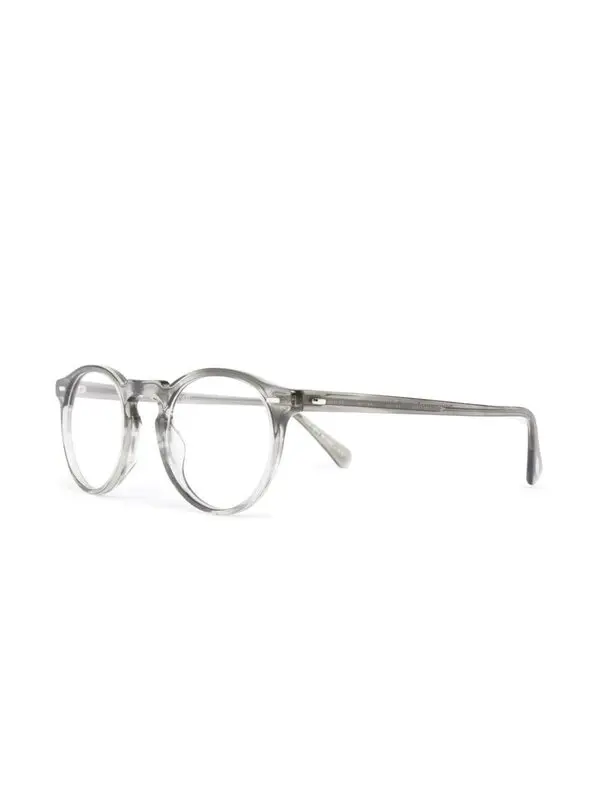 Oliver Spencer Gregory Peck Round Frame Eyeglasses - Grey
