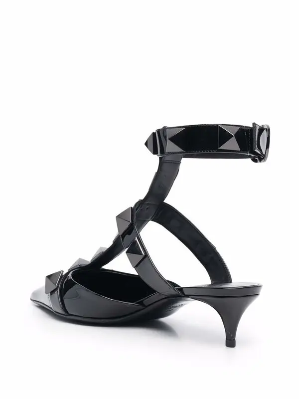 Valentino Garavani Roman Stud Low-heeled Pumps