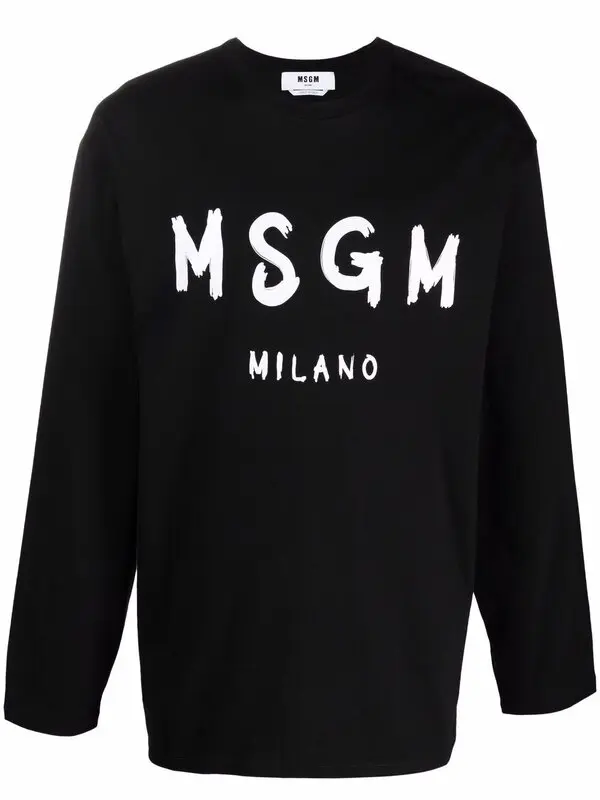 MSGM Long-sleeve Logo Sweatshirt