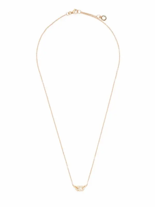 COURBET 18kt Recycled Rose Gold Celeste Laboratory-grown Diamond Pendant Necklace - Pink