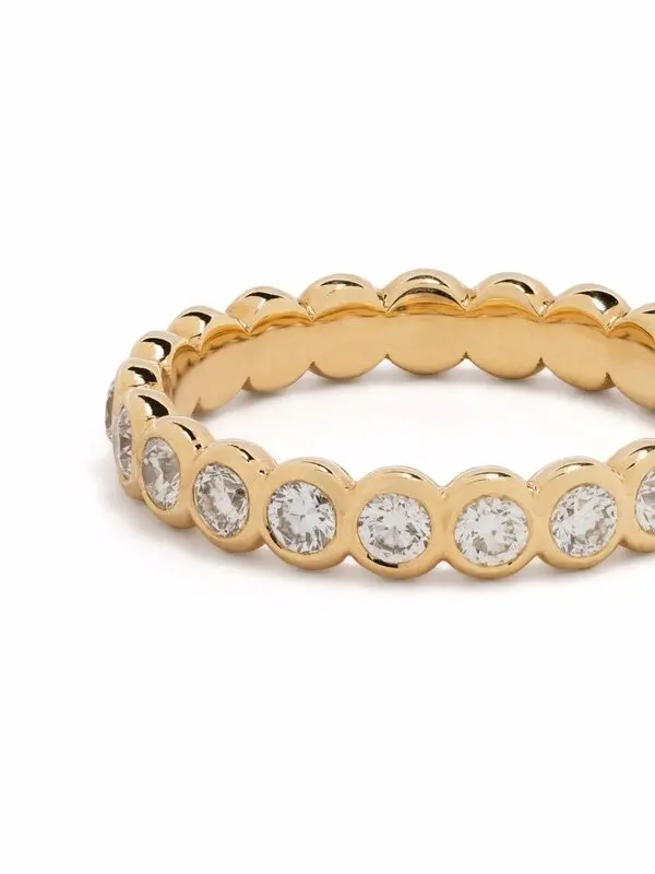COURBET 18kt Recycled Yellow Diamond Band Ring - Gold