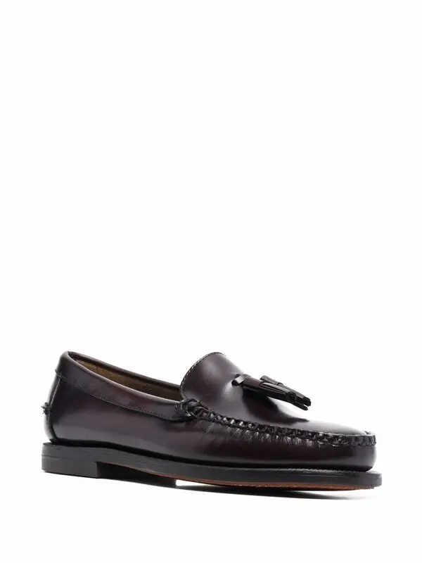 SEBAGO Tassel-detail Leather Penny Loafers - Red