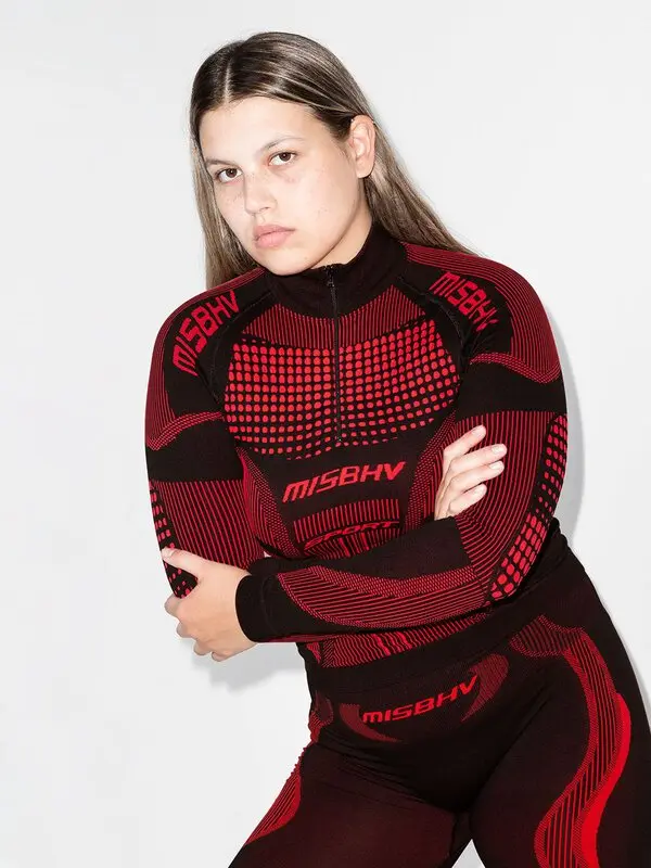 Misbhv Sport Active Long-Sleeve Top In Red - 36% Off | Editorialist