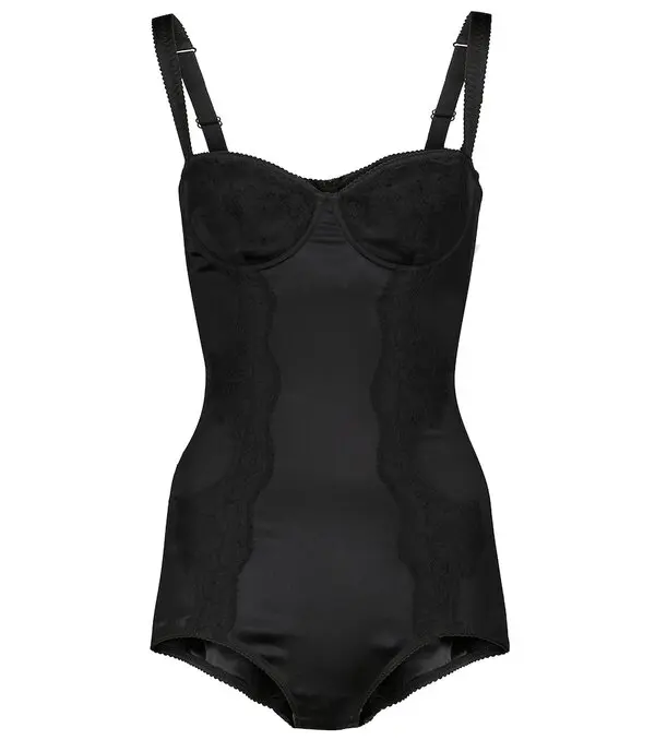 Dolce & Gabbana Silk-blend Bodysuit
