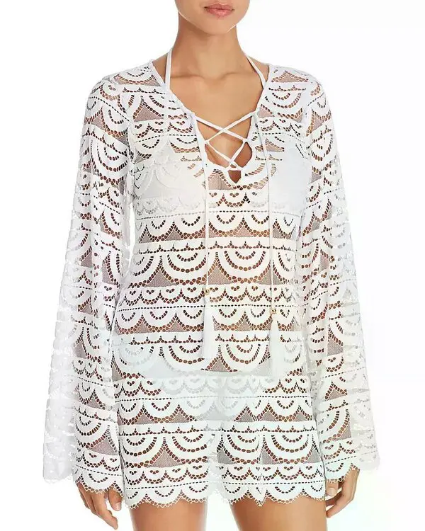 PQ Pilyq Noah Tunic Swim Cover-up - White