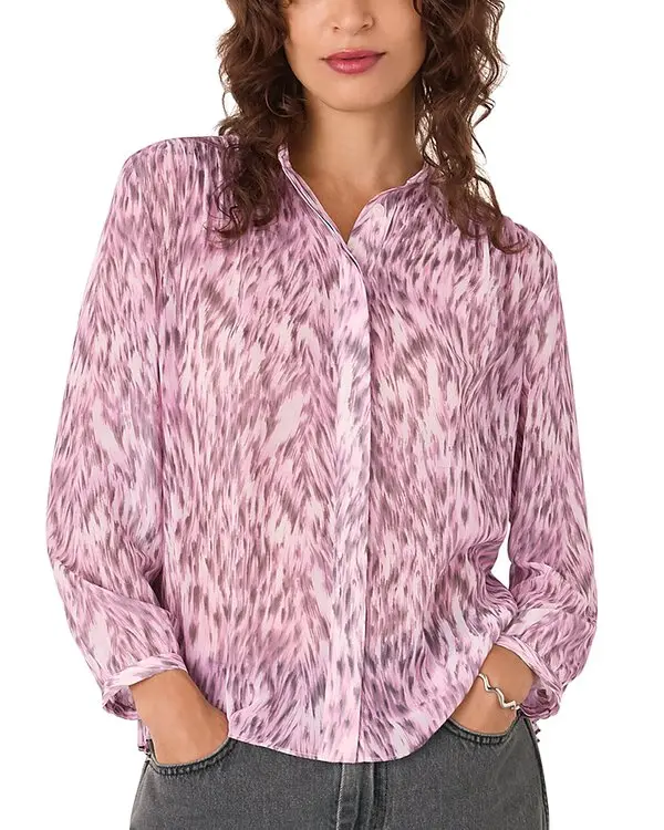 Whistles Leopard Pleat Shirt