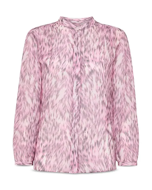 Whistles Leopard Pleat Shirt