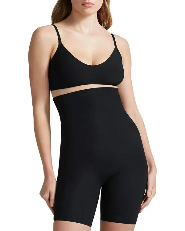 Commando Classic Control High-waisted Shorts - Black
