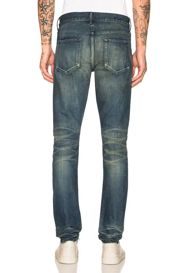 John Elliott The Cast 2 Skinny Jeans In Medium Wash - Nimbus