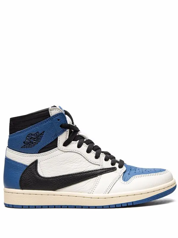 JORDAN X Travis Scott Air 1 High Sp Fragment Sneakers - White