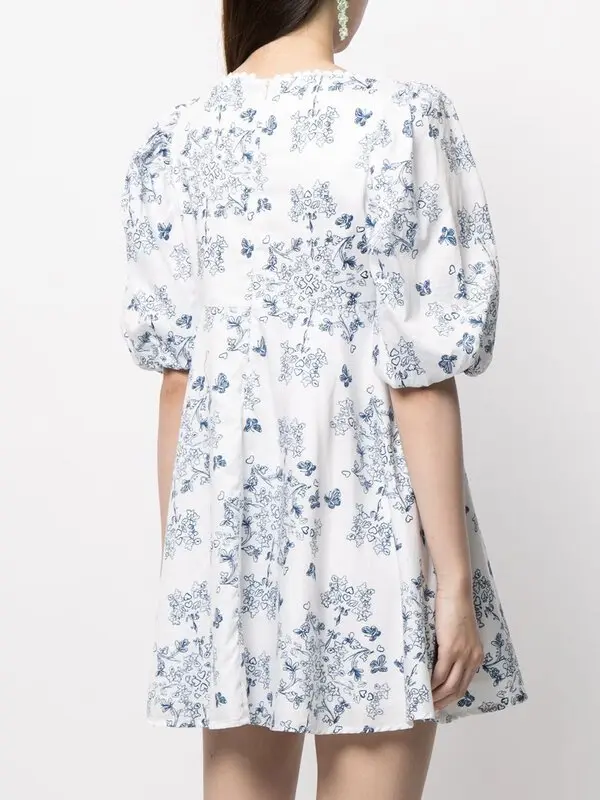 MACGRAW Vienna Porcelain Print Dress