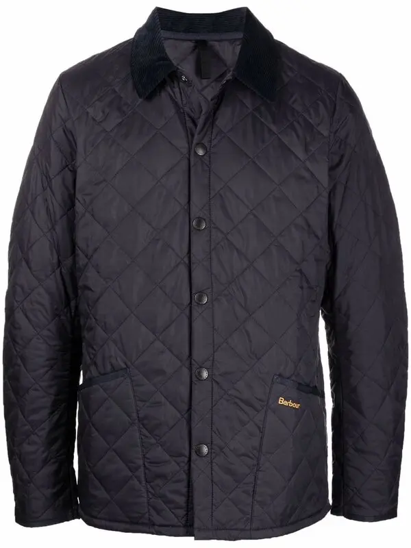 Barbour Liddesdale Diamond-quilted Jacket - Blue