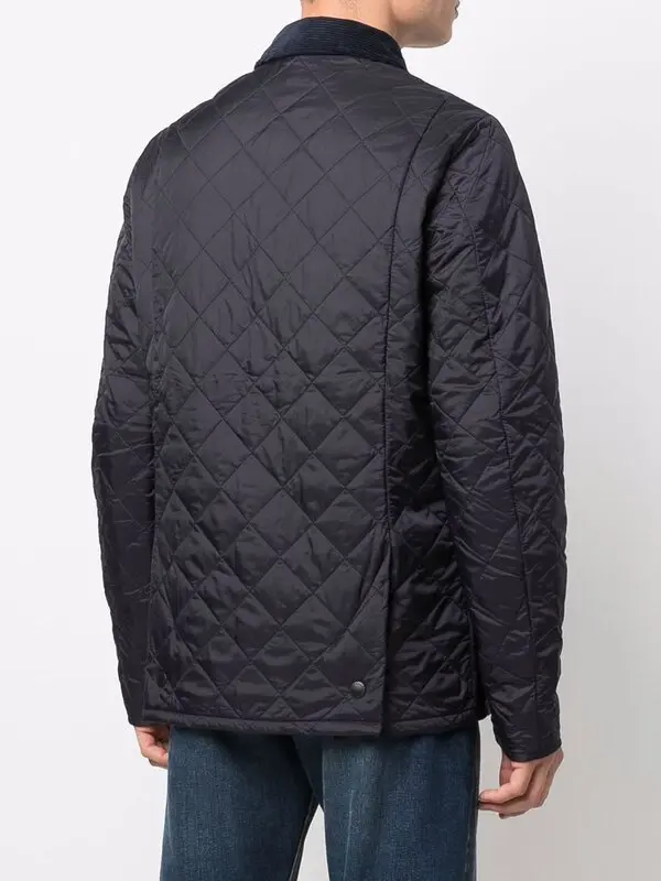 Barbour Liddesdale Diamond-quilted Jacket - Blue
