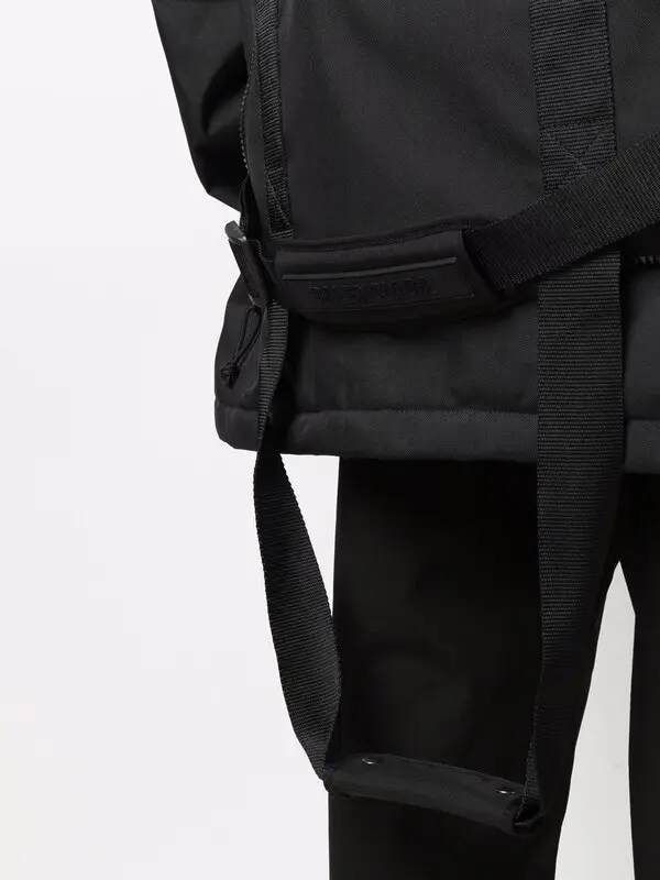 Balenciaga Transformer Gym Bag Parka Coat In Black - 49% Off