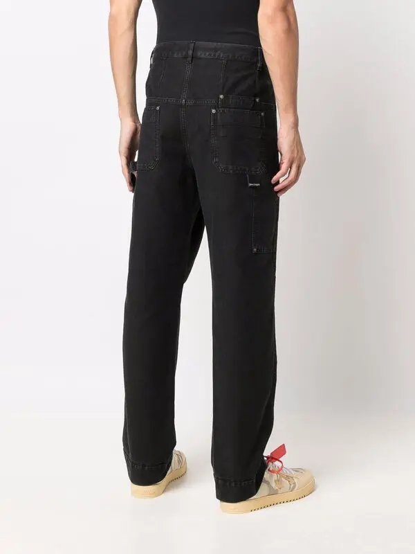 Palm Angels Logo-patch Trousers