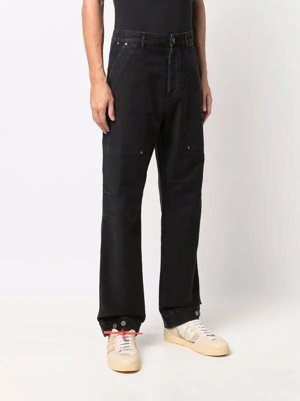 Palm Angels Logo-patch Trousers