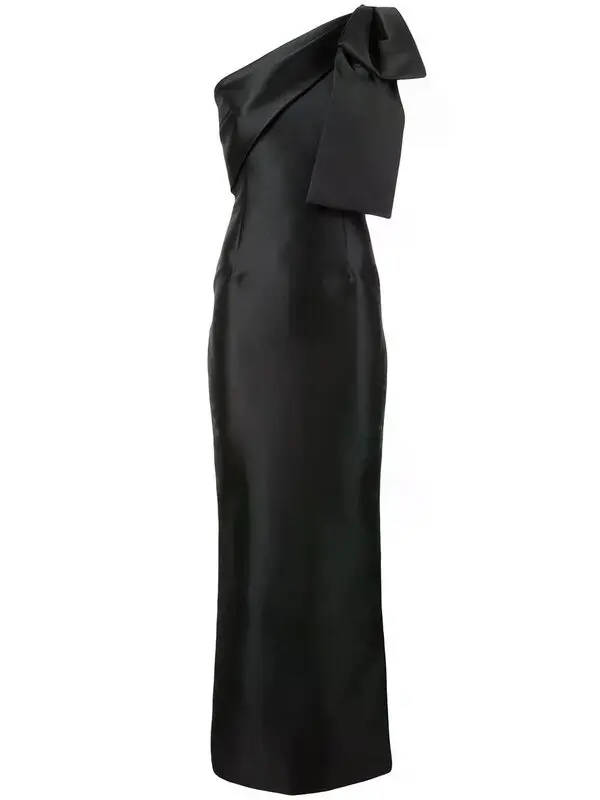 Sachin & Babi Bonnie Fitted Gown - Black