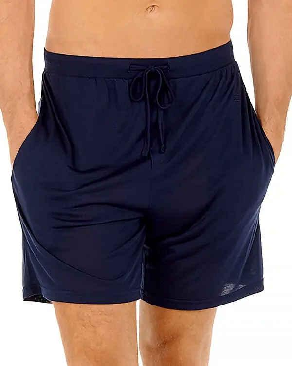 HOM Cocooning Pajama Shorts - Navy