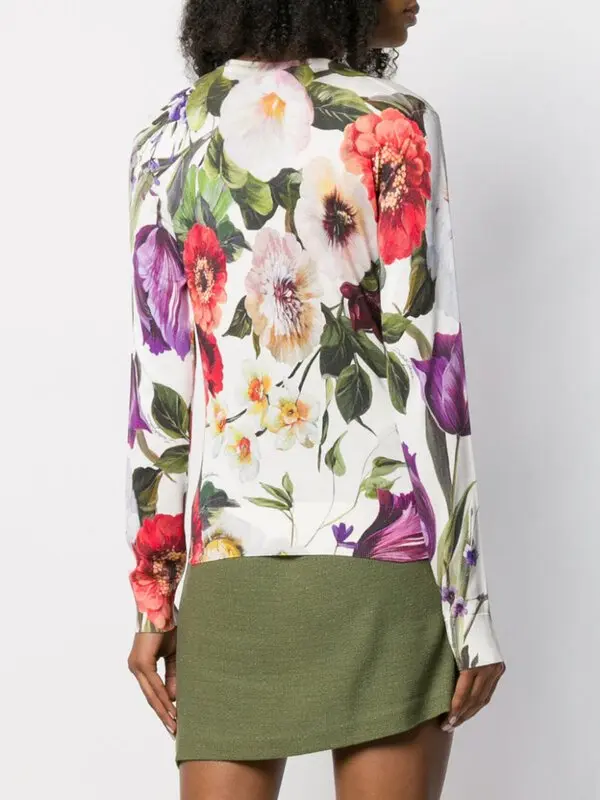 Dolce & Gabbana Floral Print Sweater
