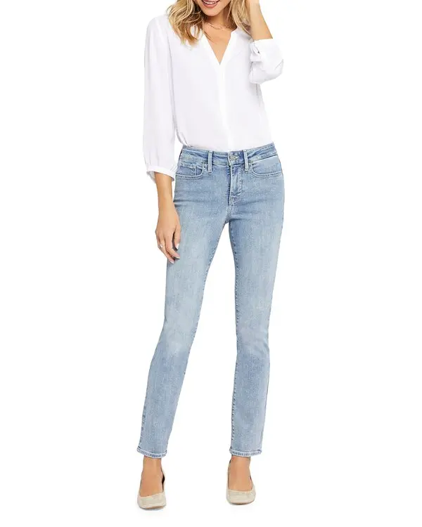 NYDJ Sheri High Rise Slim Leg Jeans - Haley